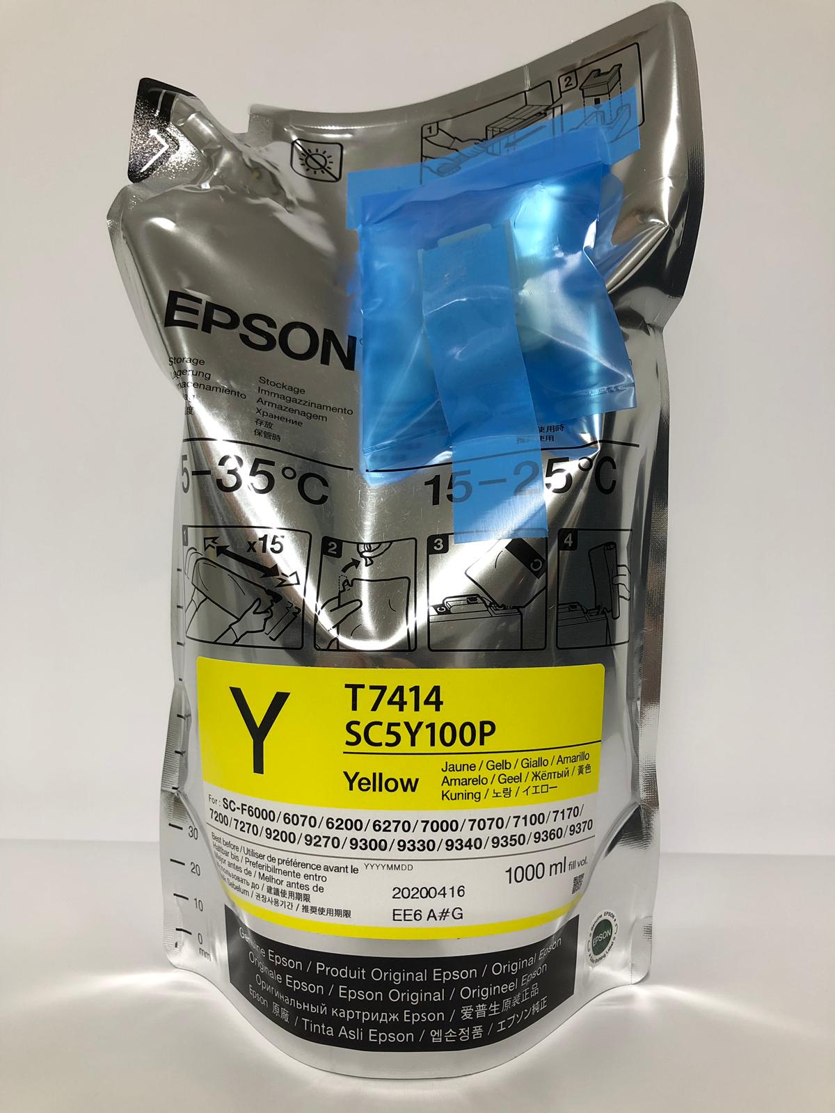 Inchiostro sublimatico Epson Giallo T7414